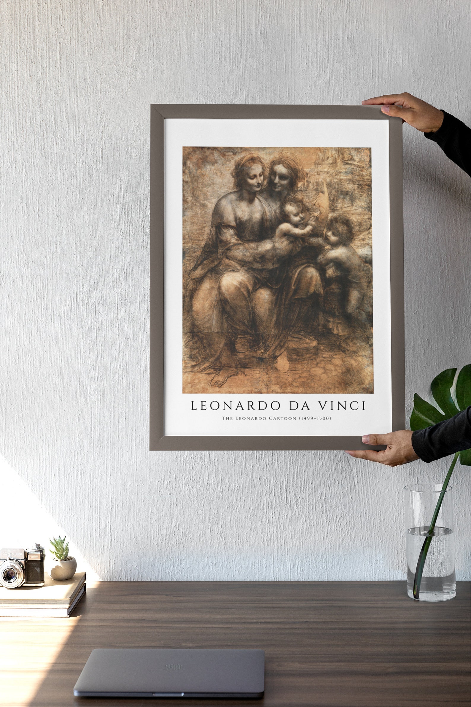 Printable 'the Leonardo Cartoon' Renaissance Masterpiece Poster by ...