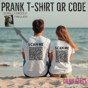 Middle Finger Gorilla Qr Code - Etsy