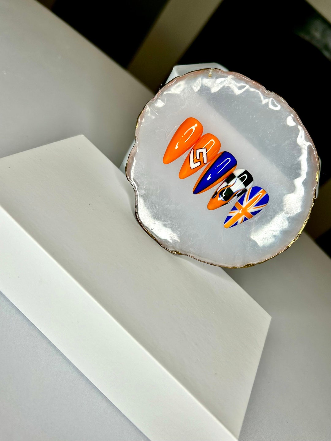 Lando Norris Formula 1 Press on Nails | Beautify by Anakim - Etsy