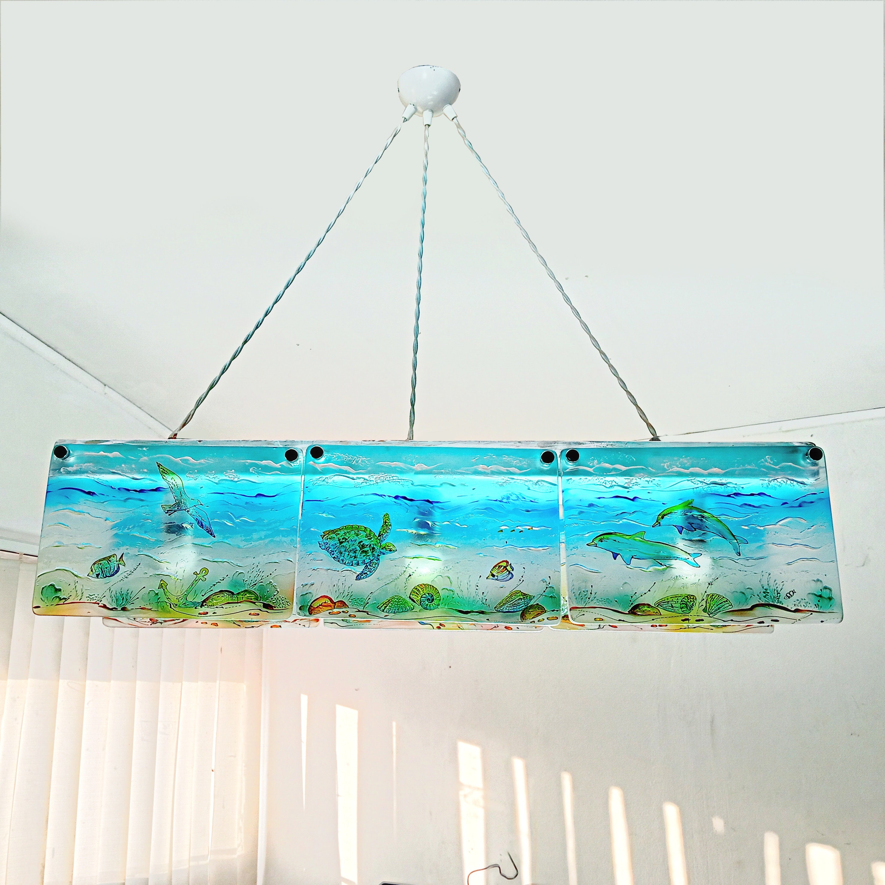 Beach House Chandelier Wood Light Fixture Chandelier Over - Etsy