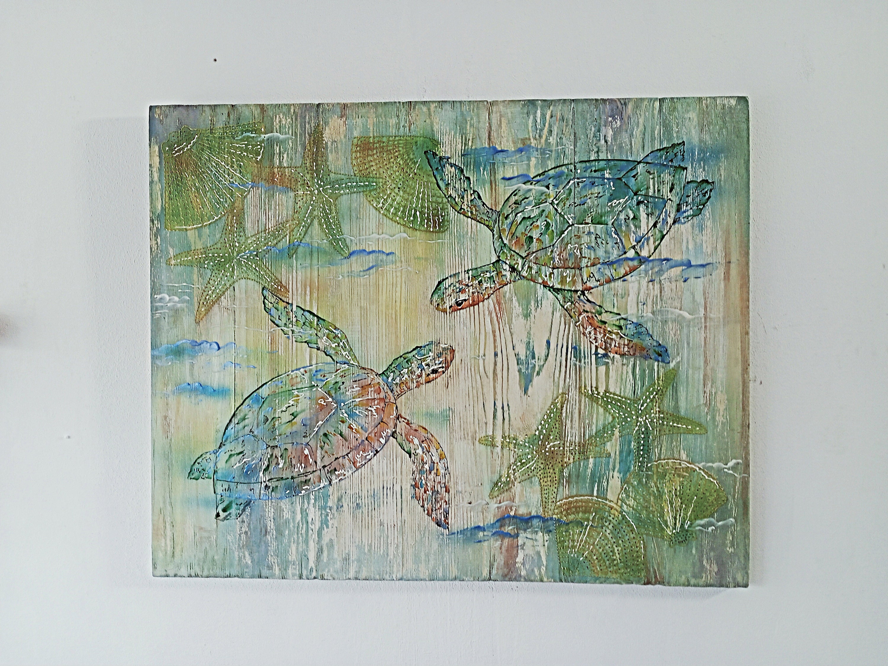 Wood Wall Art Pallet Art Coastal Art Nautical Beach Decor Coastal Decor ...