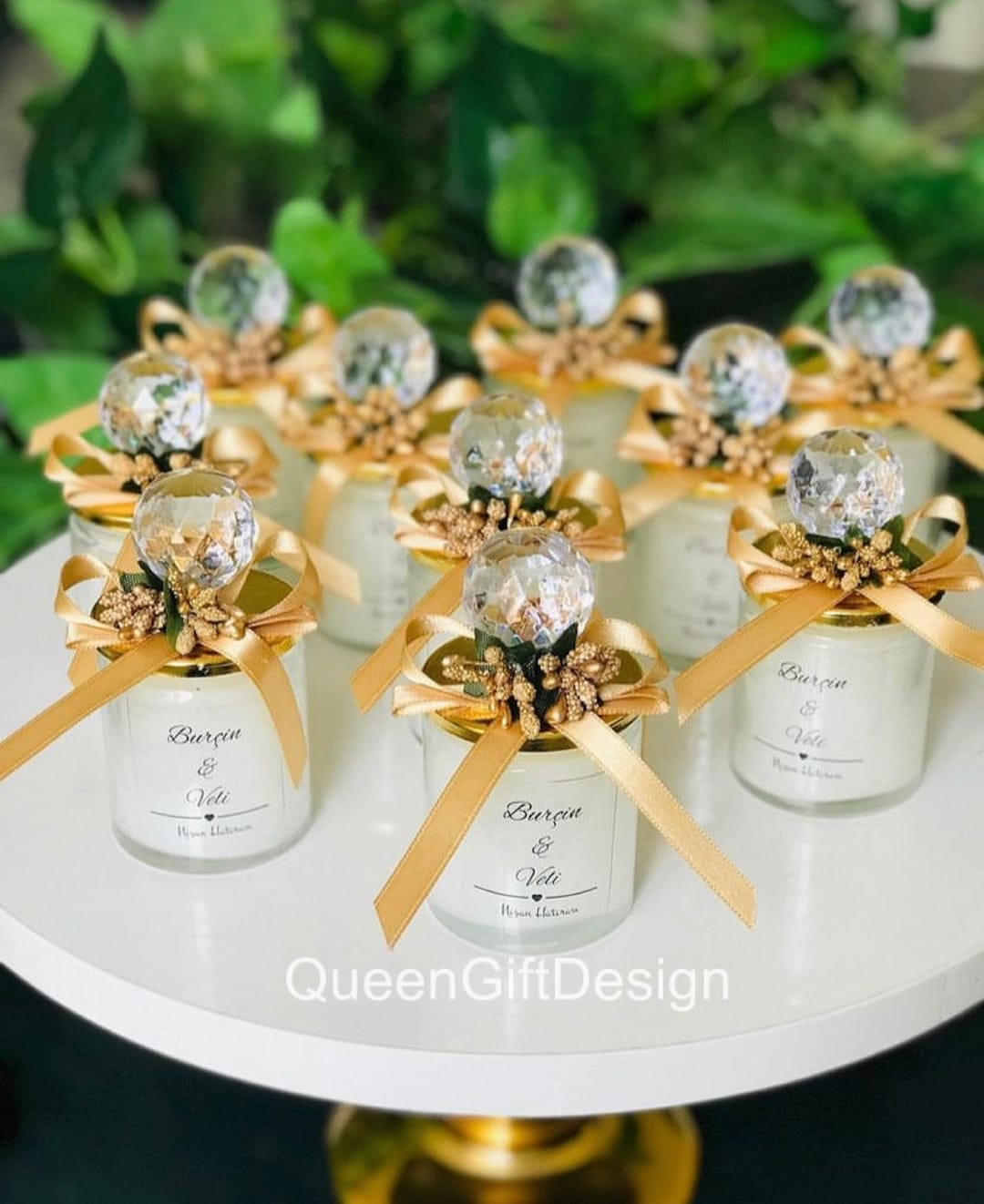 Elegant Candle Favor, Luxury Candle Favor, Unique Wedding Favors ...