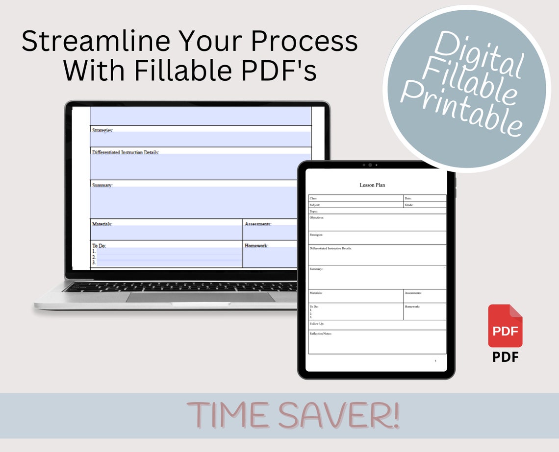 Teacher Lesson Plan, Digital Planner, Lesson Planner, Academic Schedule ...