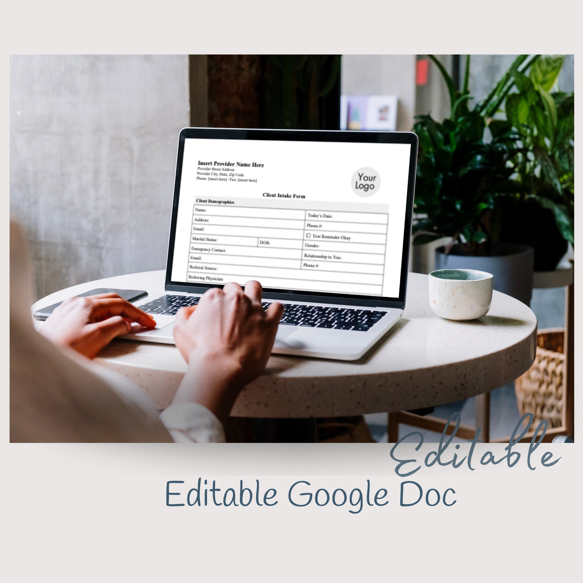 Physiotherapy Client Intake Form, Printable Patient Intake Form ...