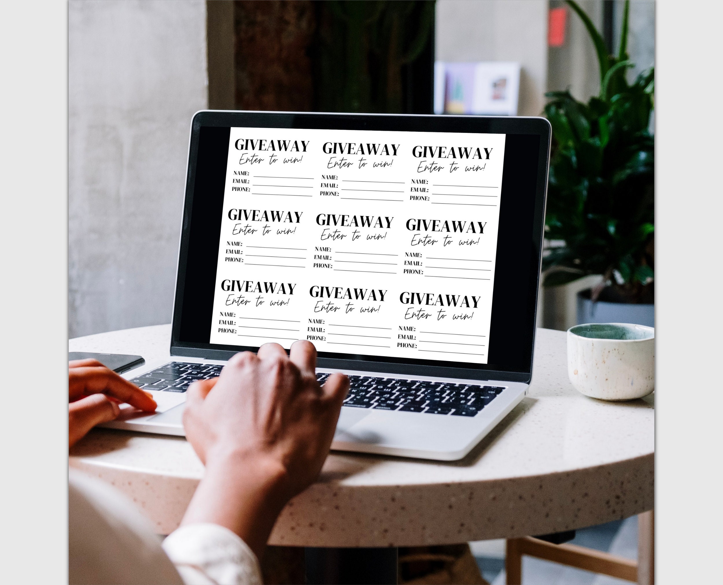 Raffle Tickets Printable, Enter to Win Printable Ticket, Charity ...