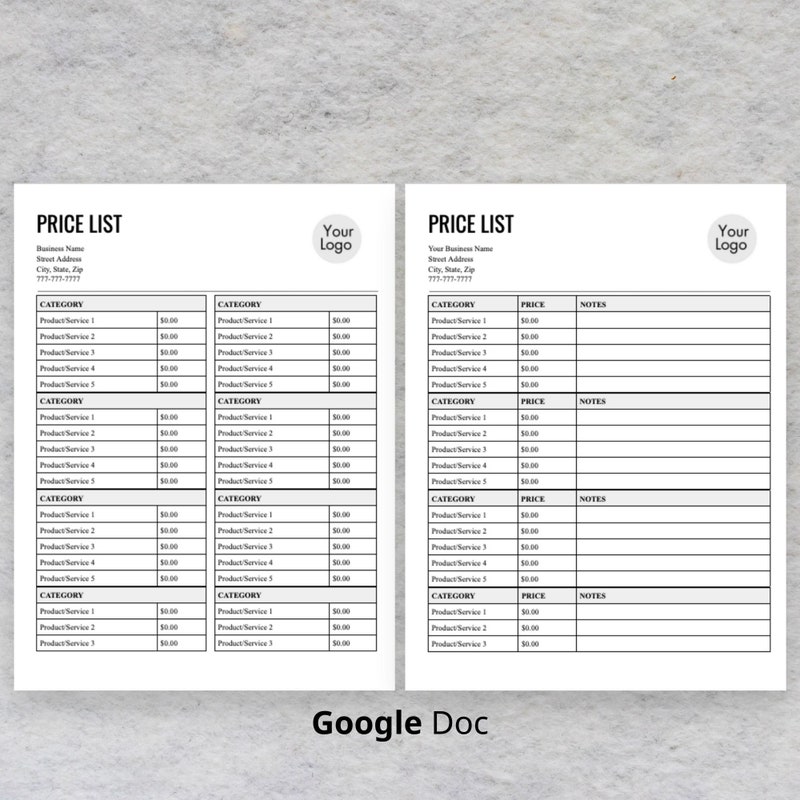 Sublimation Price List - Etsy