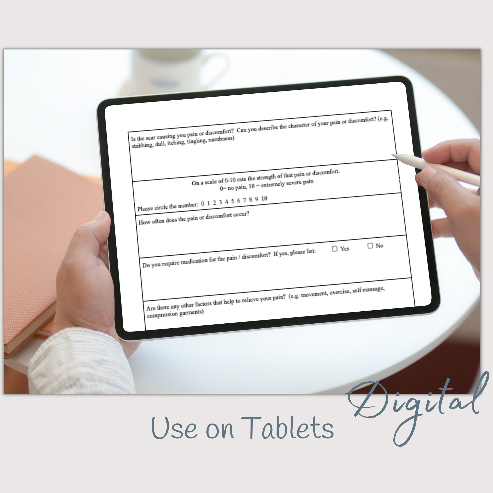 Scar Therapy Client Intake Form Scar Treatment Planning - Etsy