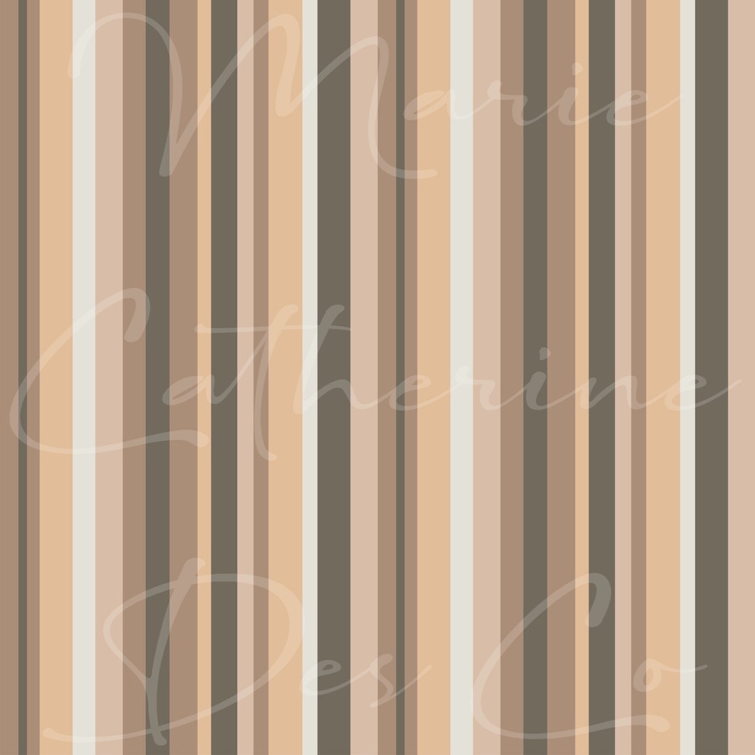 Neutral Uneven Stripes Seamless Repeating Pattern - Etsy