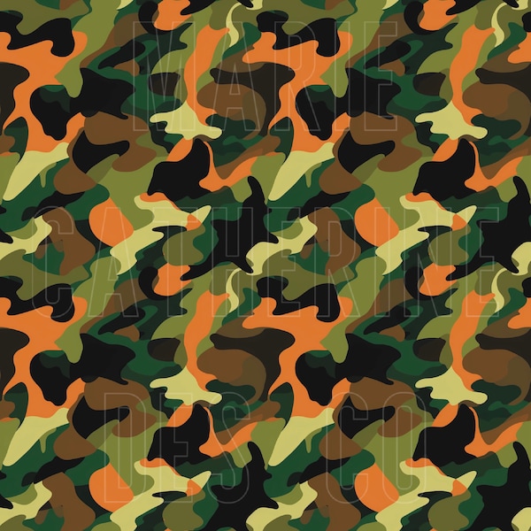 Hunter Orange Fabric - Etsy