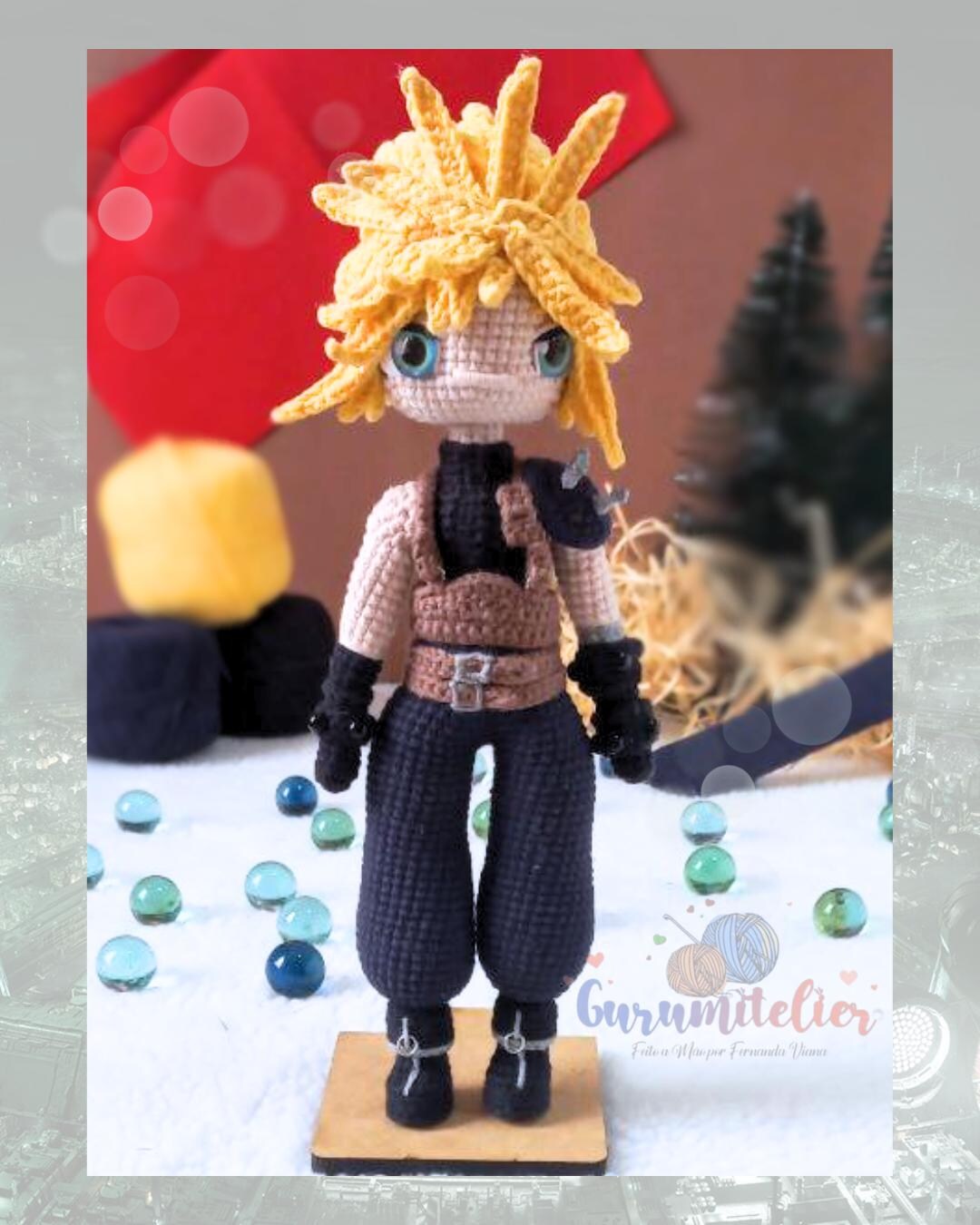 CLOUD STRIFE Fan Art - PDF Pattern English - Etsy