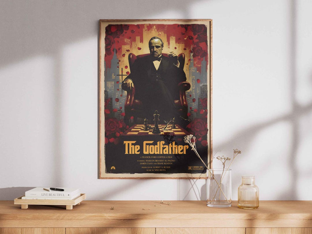 The Godfather Digital Poster - Etsy