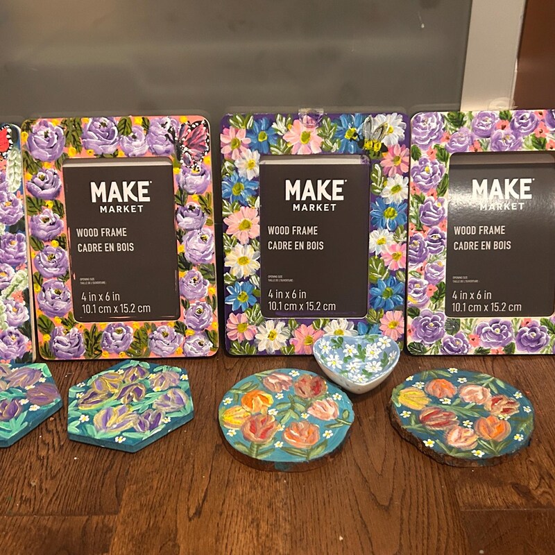 Hand Painted Roses - Etsy