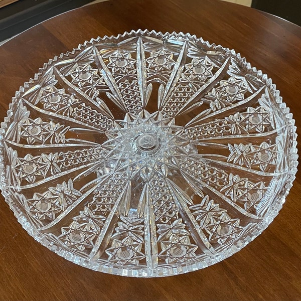 Crystal Cake Stand - Etsy