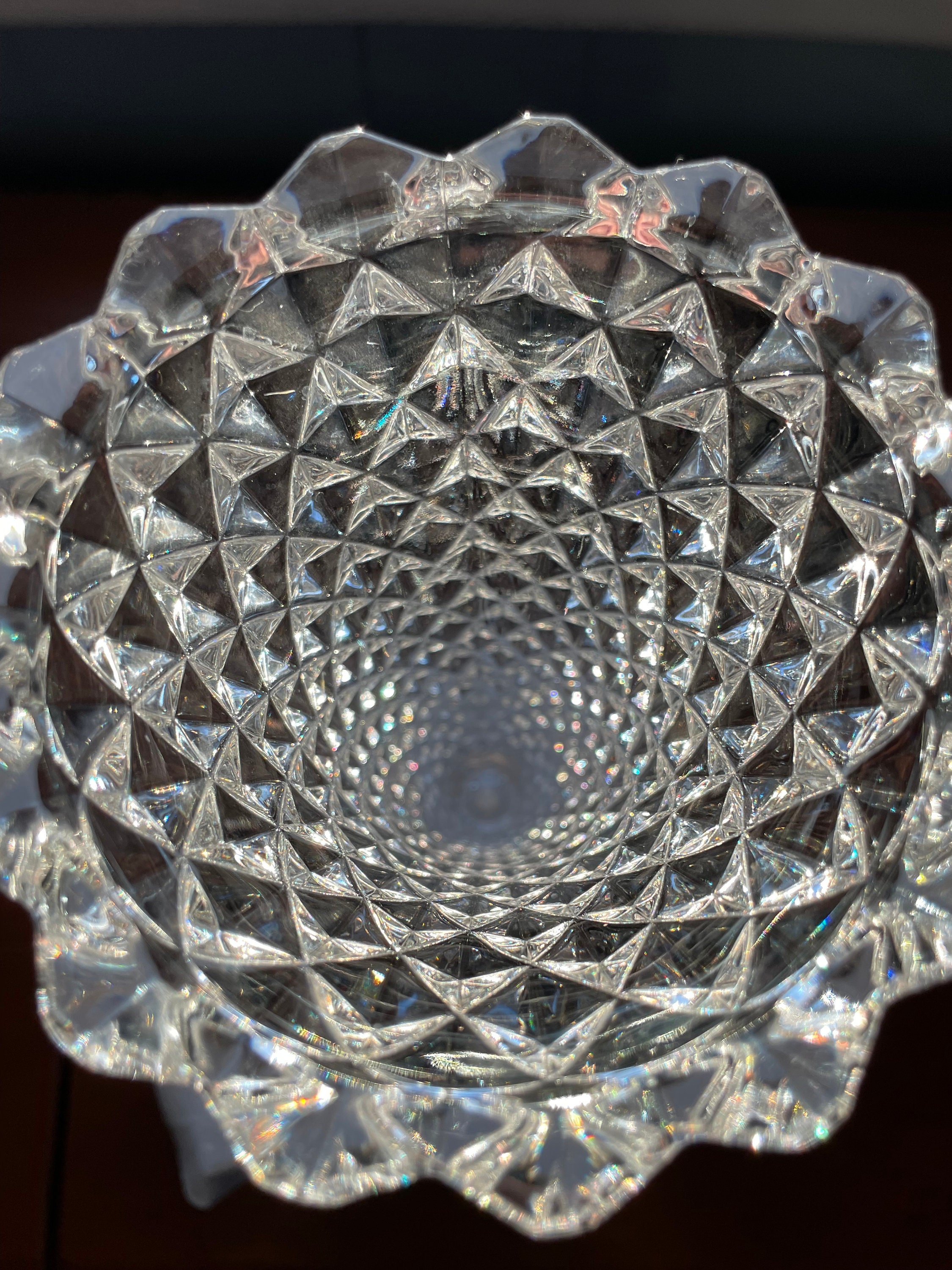 Vintage Princess House Crystal Vase - Etsy