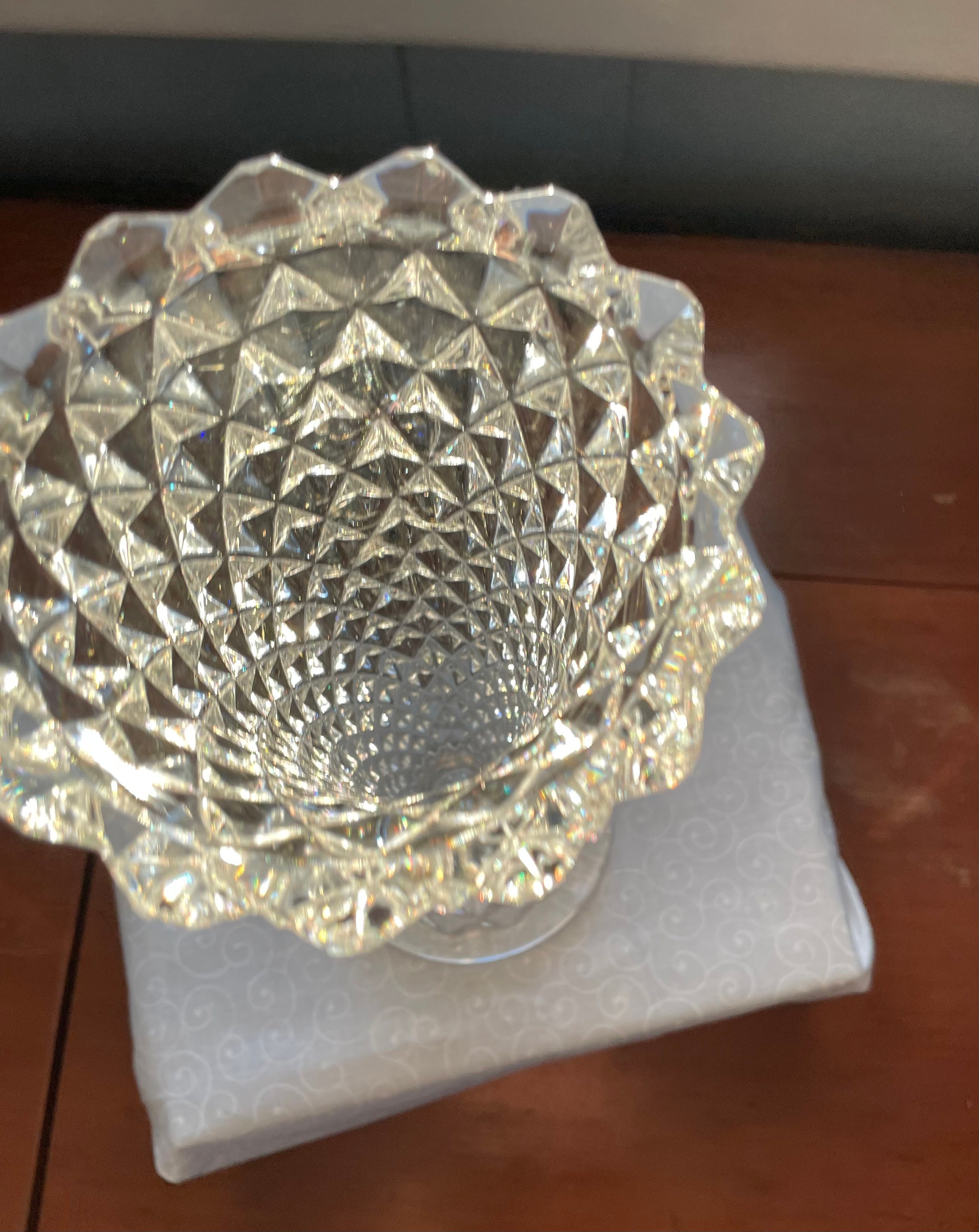 Vintage Princess House Crystal Vase - Etsy