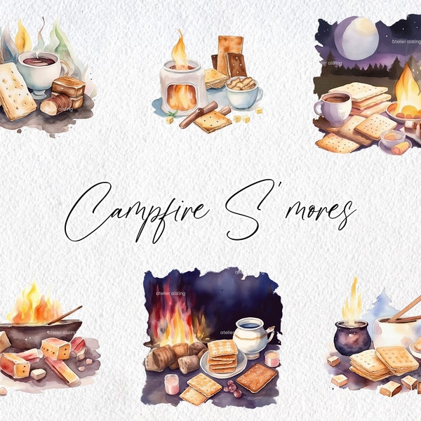 Campfire Smores - Etsy