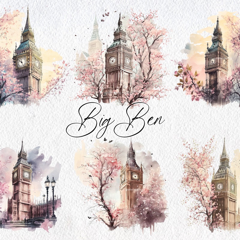 London Clipart - Etsy