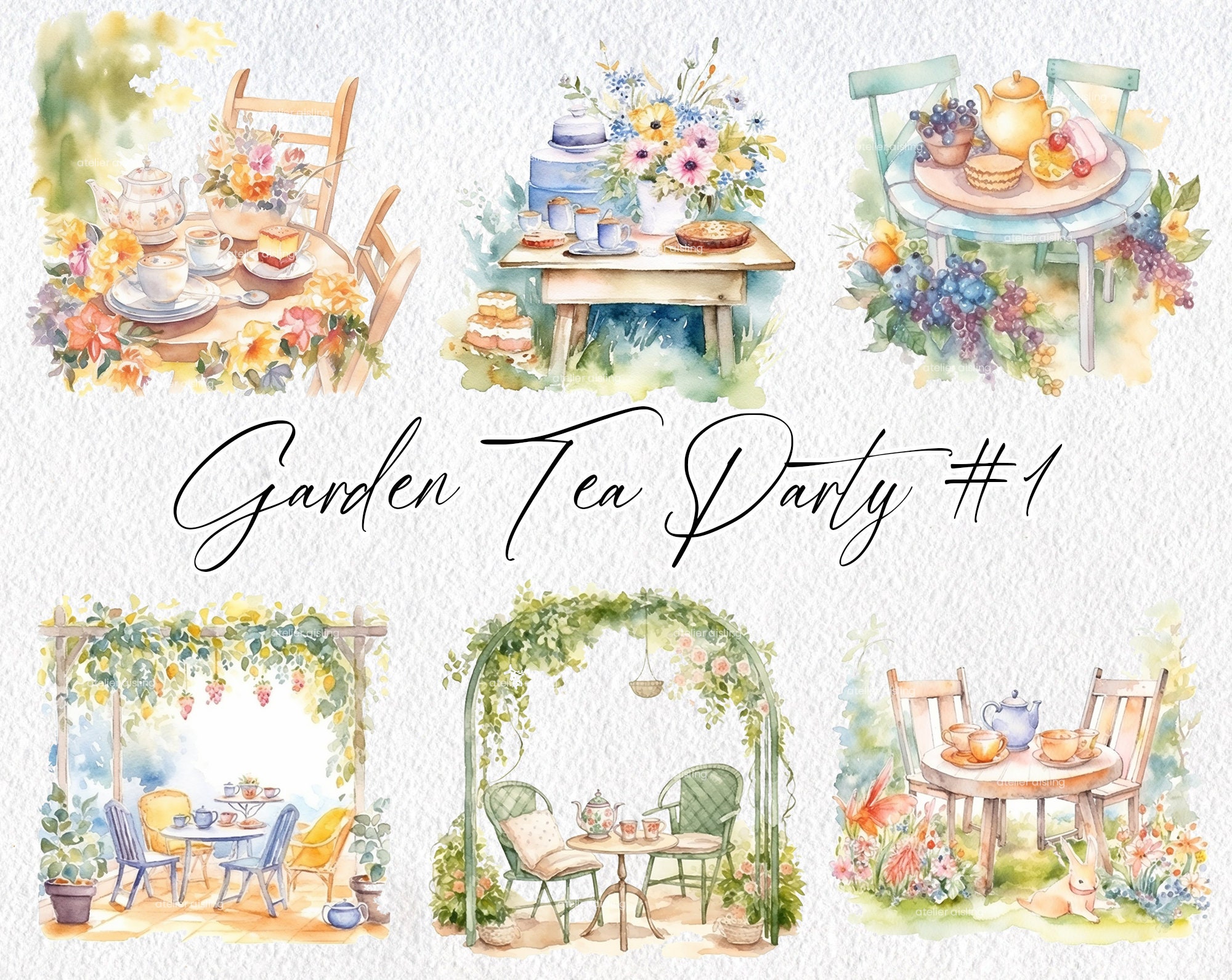 Clipart Garden Party