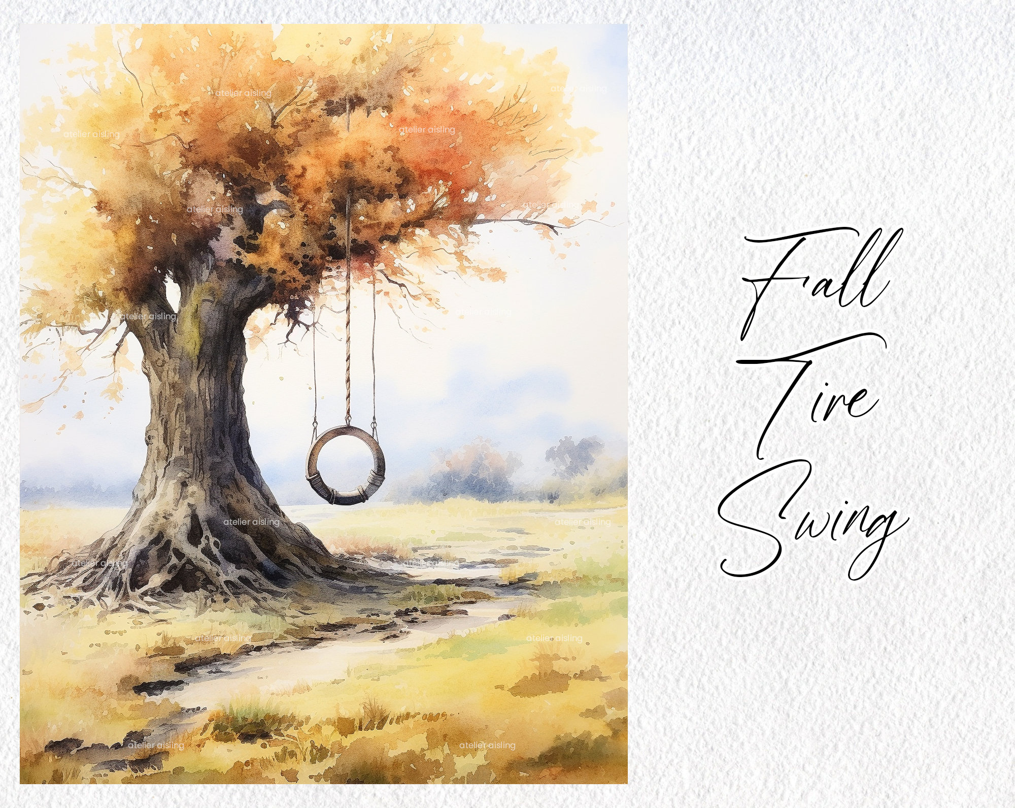 Tire Swing Drawing