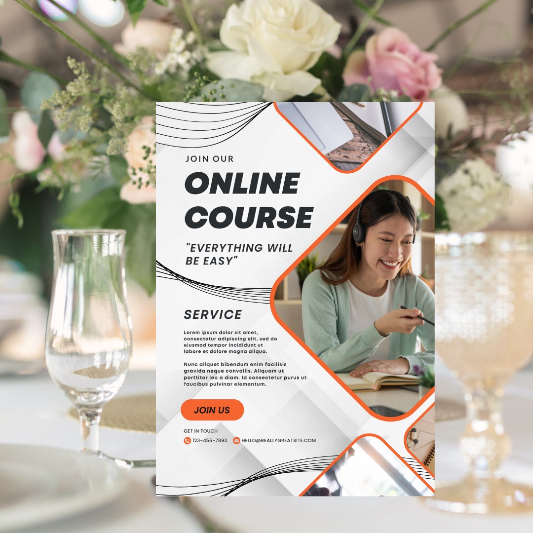 Canva Template,master Class Flyer,business Advertising,personal ...