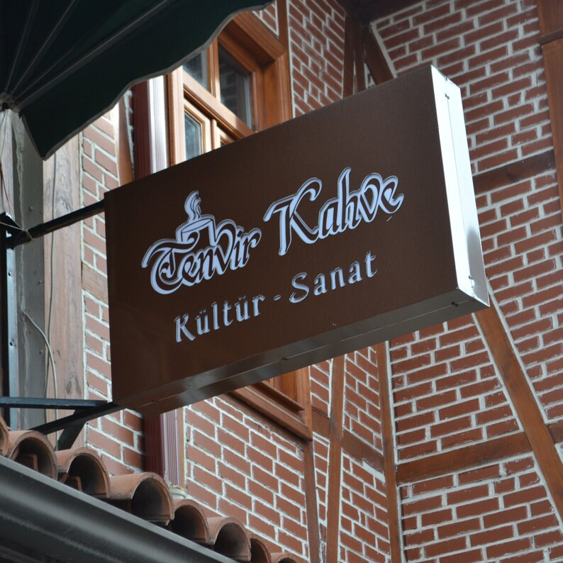 Square Light Box Store Front Sign, Round Shop Front Signage, Blade Sign ...