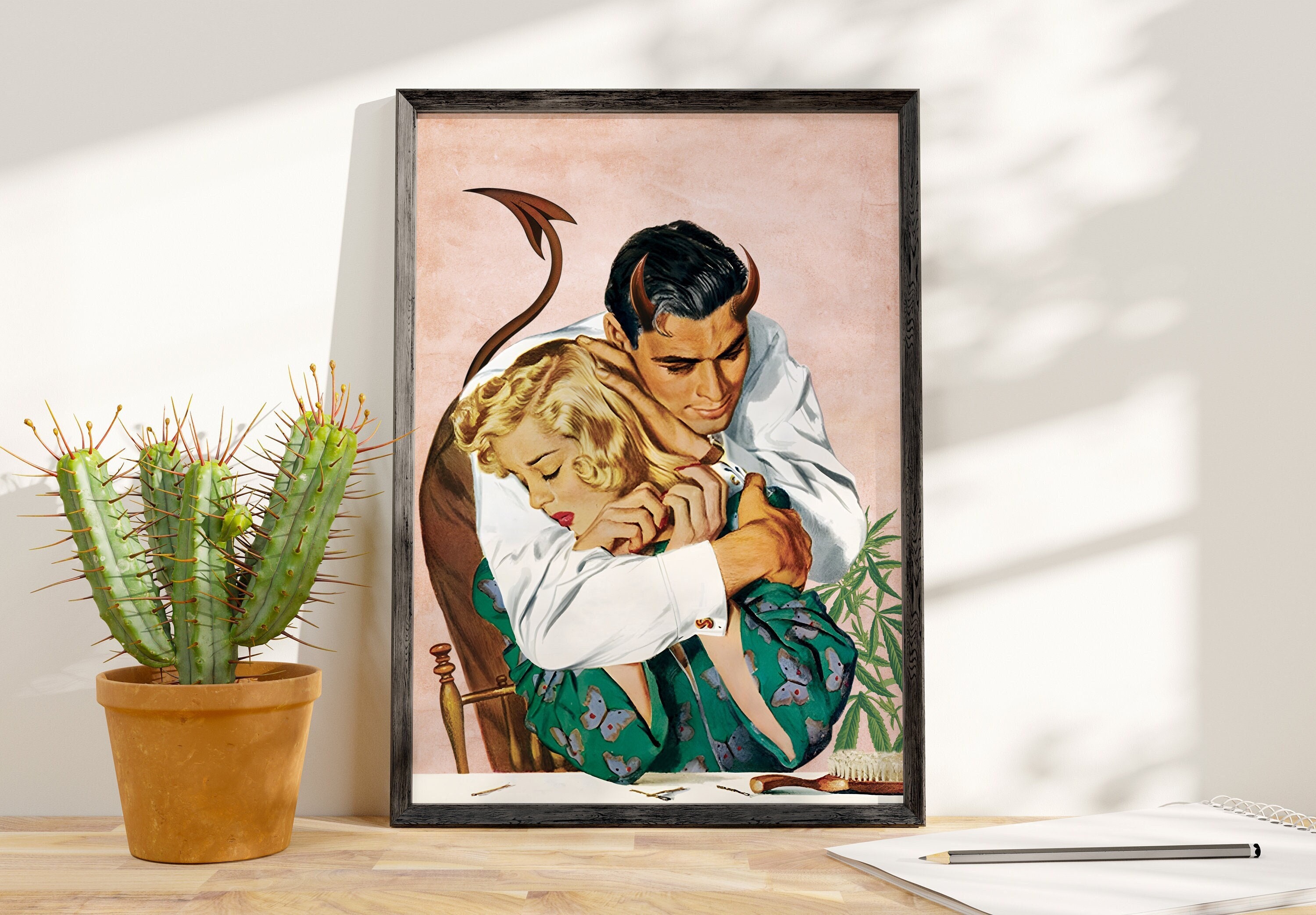 Devilish Affair devil Art, Vintage Art, Dark Romance, Retro Art, Retro ...