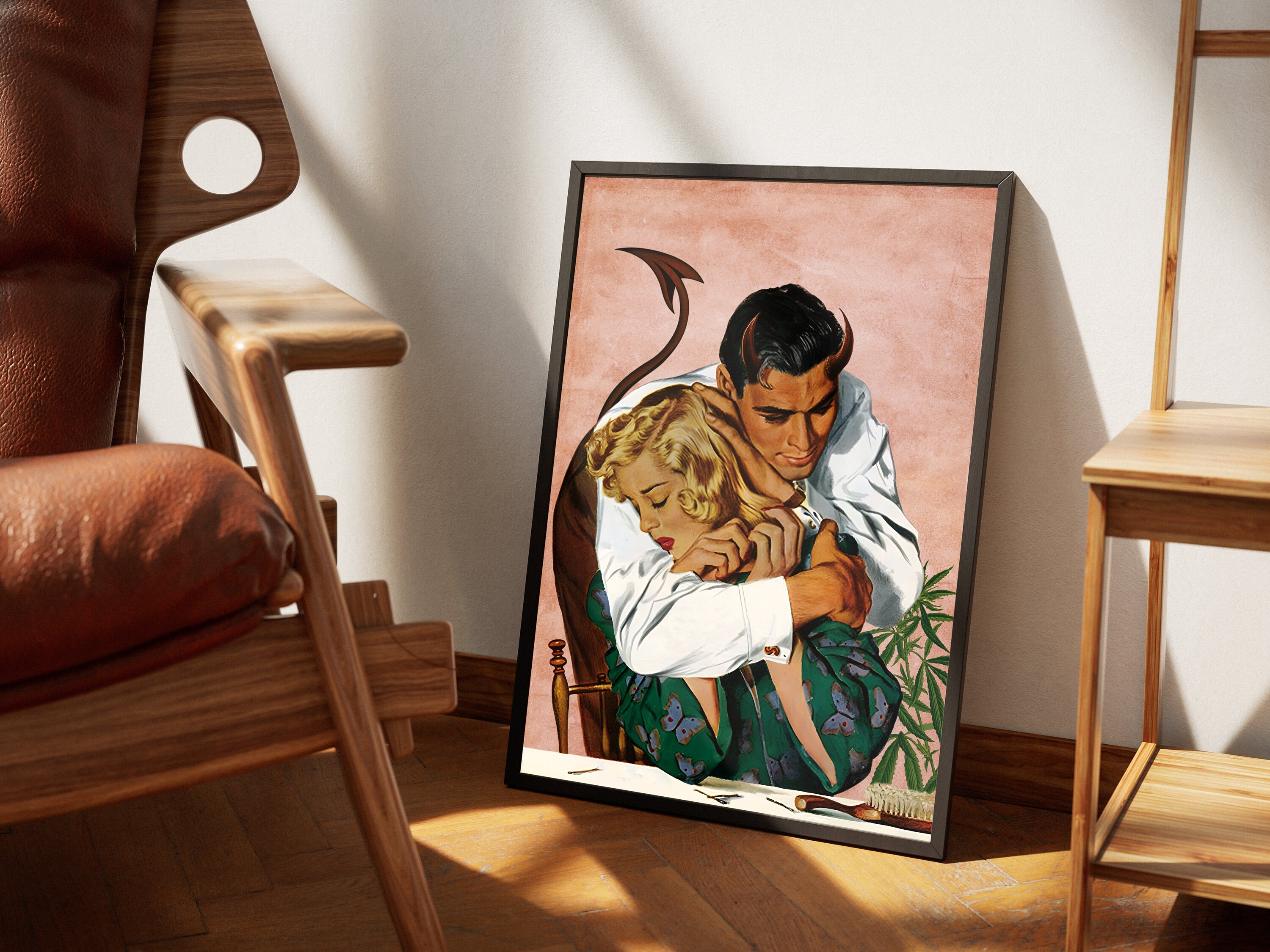 Devilish Affair devil Art, Vintage Art, Dark Romance, Retro Art, Retro ...