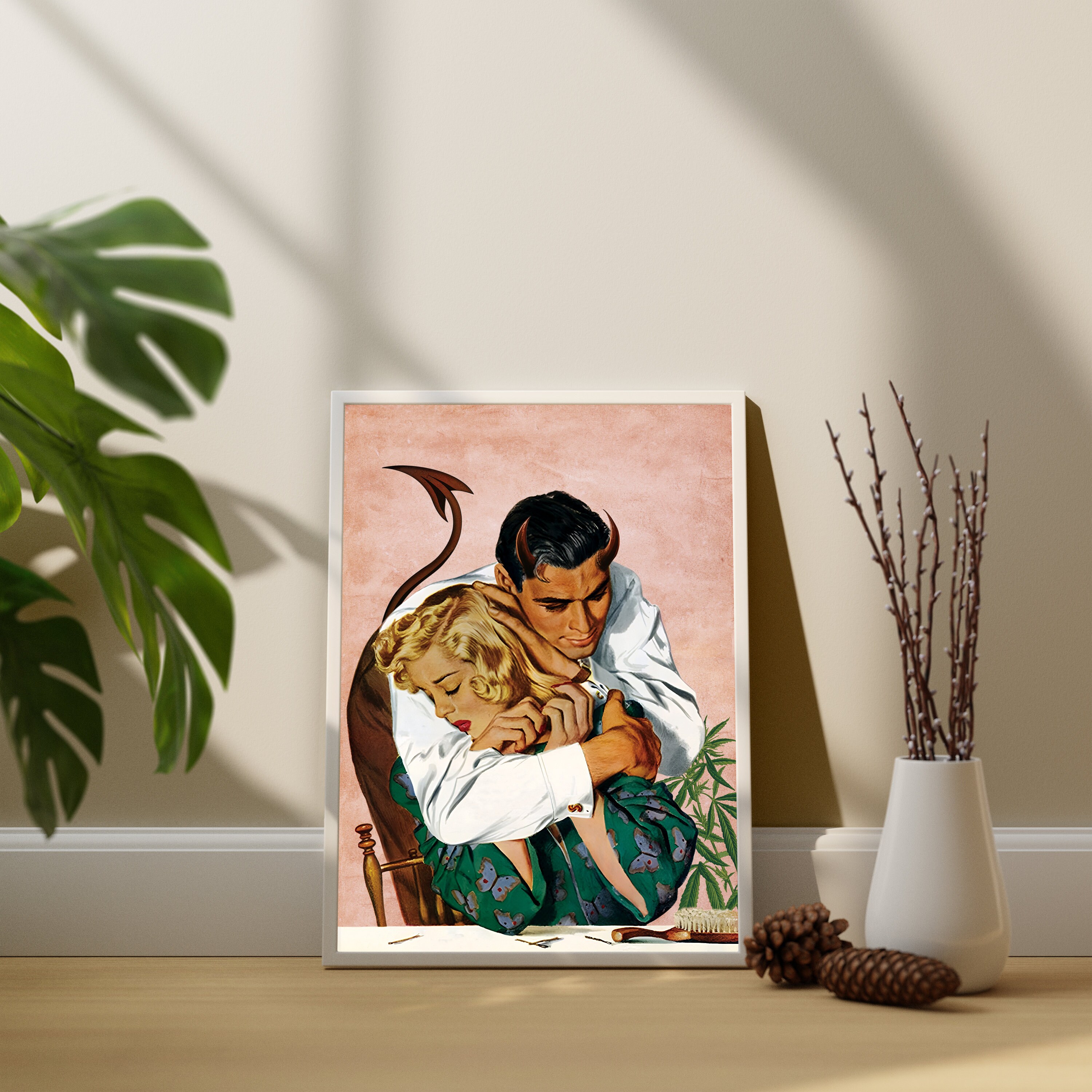 Devilish Affair devil Art, Vintage Art, Dark Romance, Retro Art, Retro ...