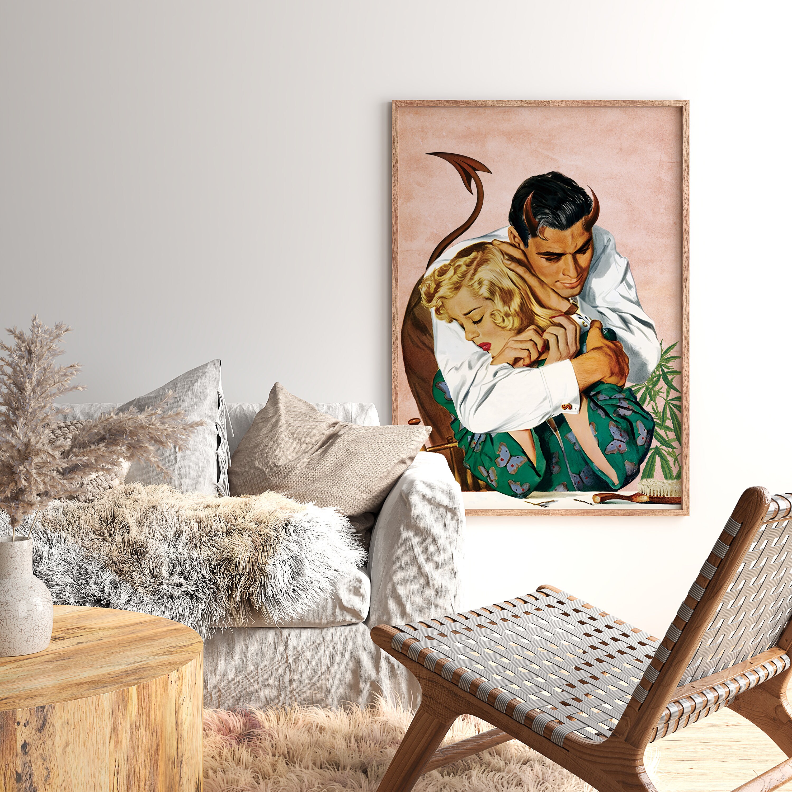 Devilish Affair devil Art, Vintage Art, Dark Romance, Retro Art, Retro ...