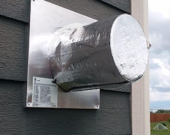 Style 4 - Direct Vent Gas Fireplace Termination Cap Cover - Option Four ...