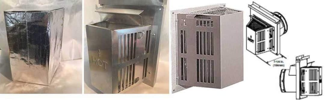 Style 2 - Direct Vent Gas Fireplace Termination Cap Cover - OPTION TWO ...