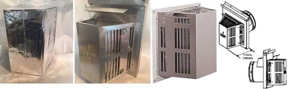 Style 2 - Direct Vent Gas Fireplace Termination Cap Cover - OPTION TWO ...