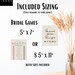 Guess How Many Rings Bridal Shower Game | Minimalist Bridal Shower Game ...