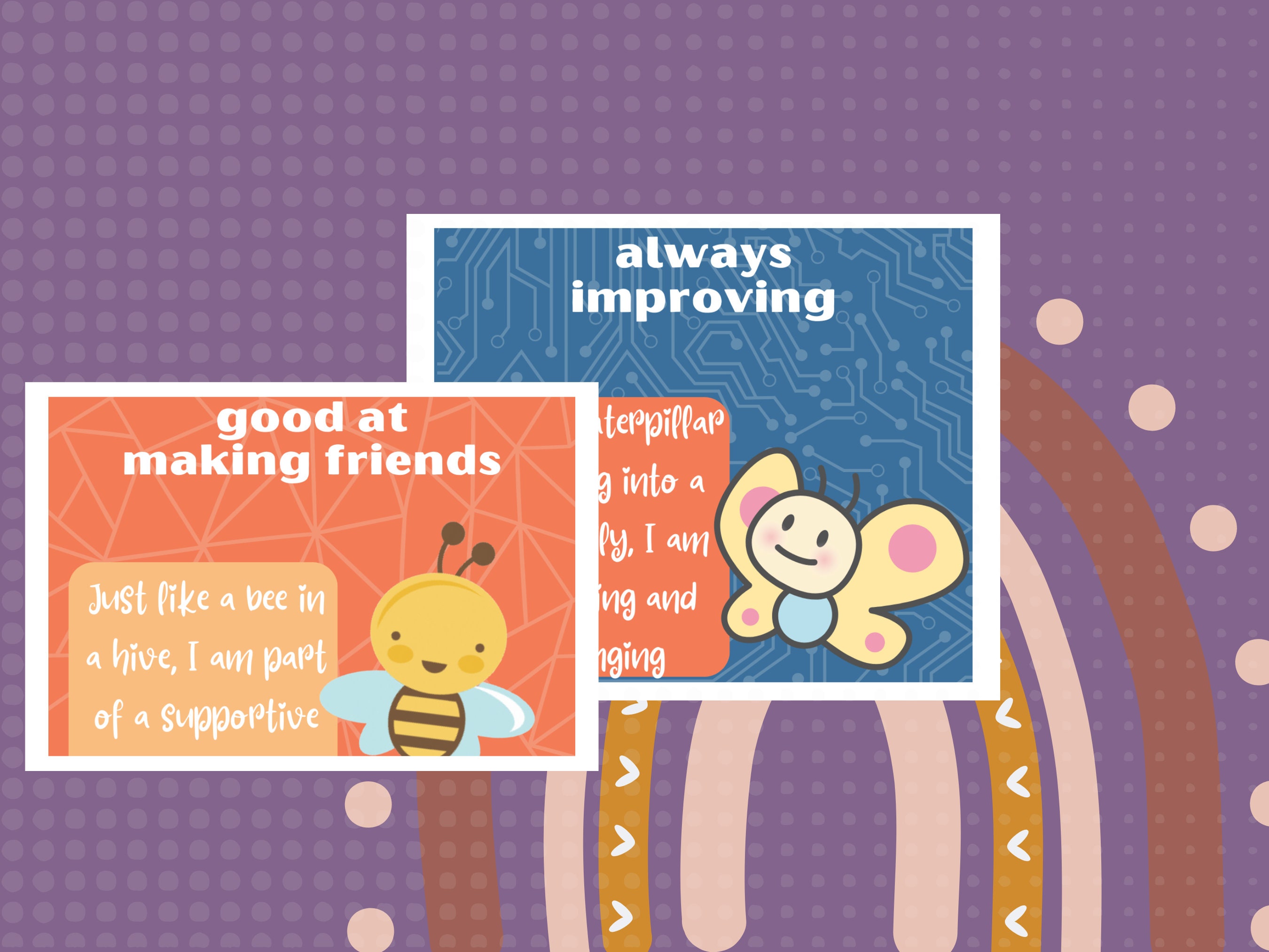 Kids Affirmation Cards Set Printable Childrens Affirmation - Etsy