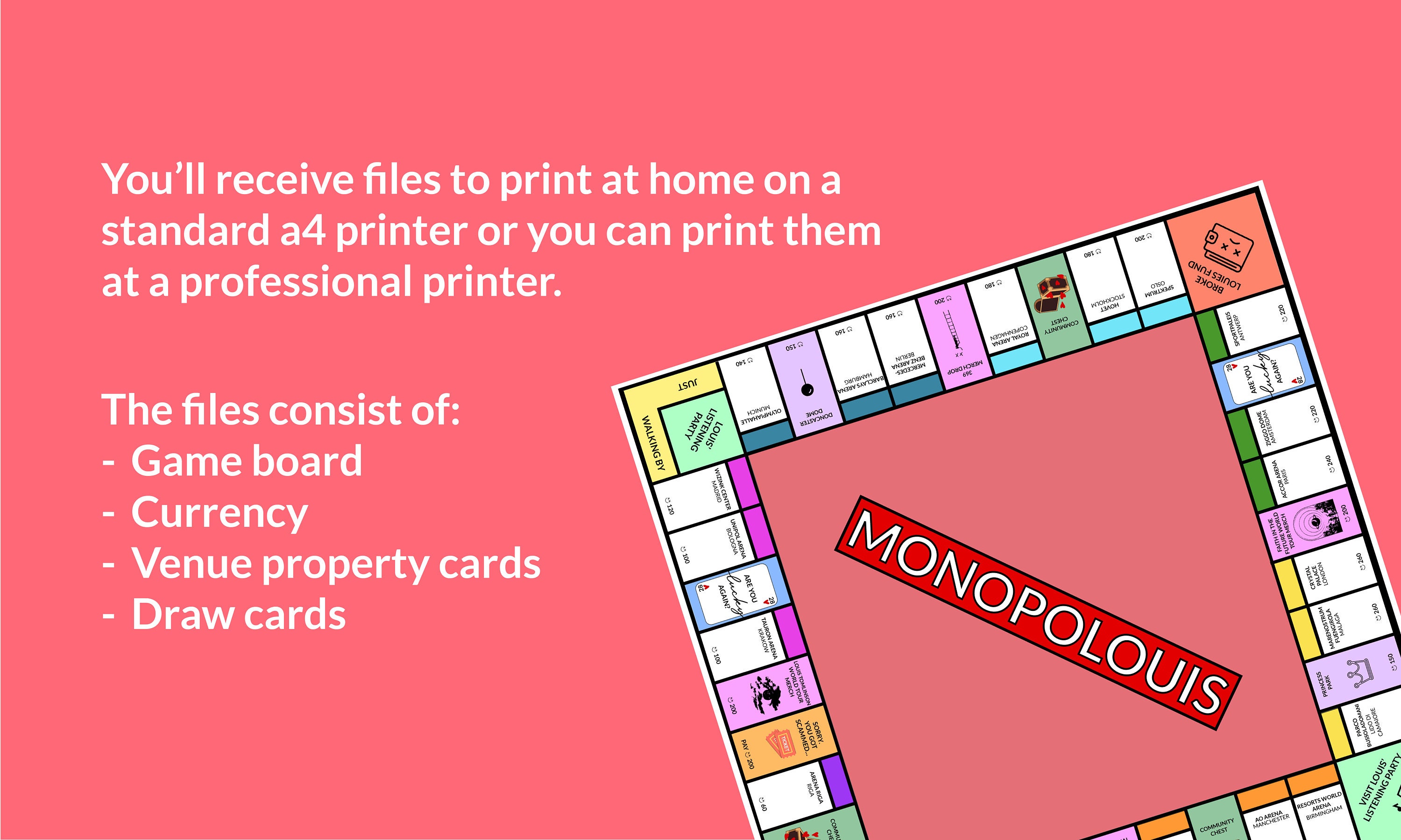 Monopolouis | Louis Tomlinson Monopoly Game | Digital Download, Easy ...