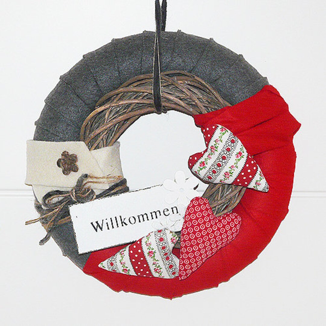 DEKO Door Wreath Wall Wreath Wreath Shabby Country House - Etsy