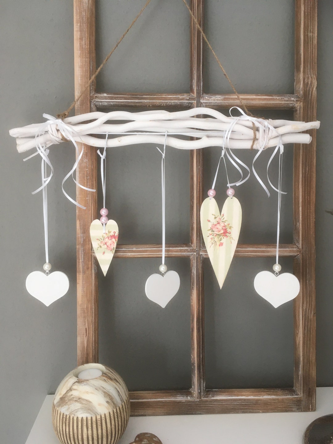 DECORATION Window Hanger Wall Decoration Hanger Shabby - Etsy