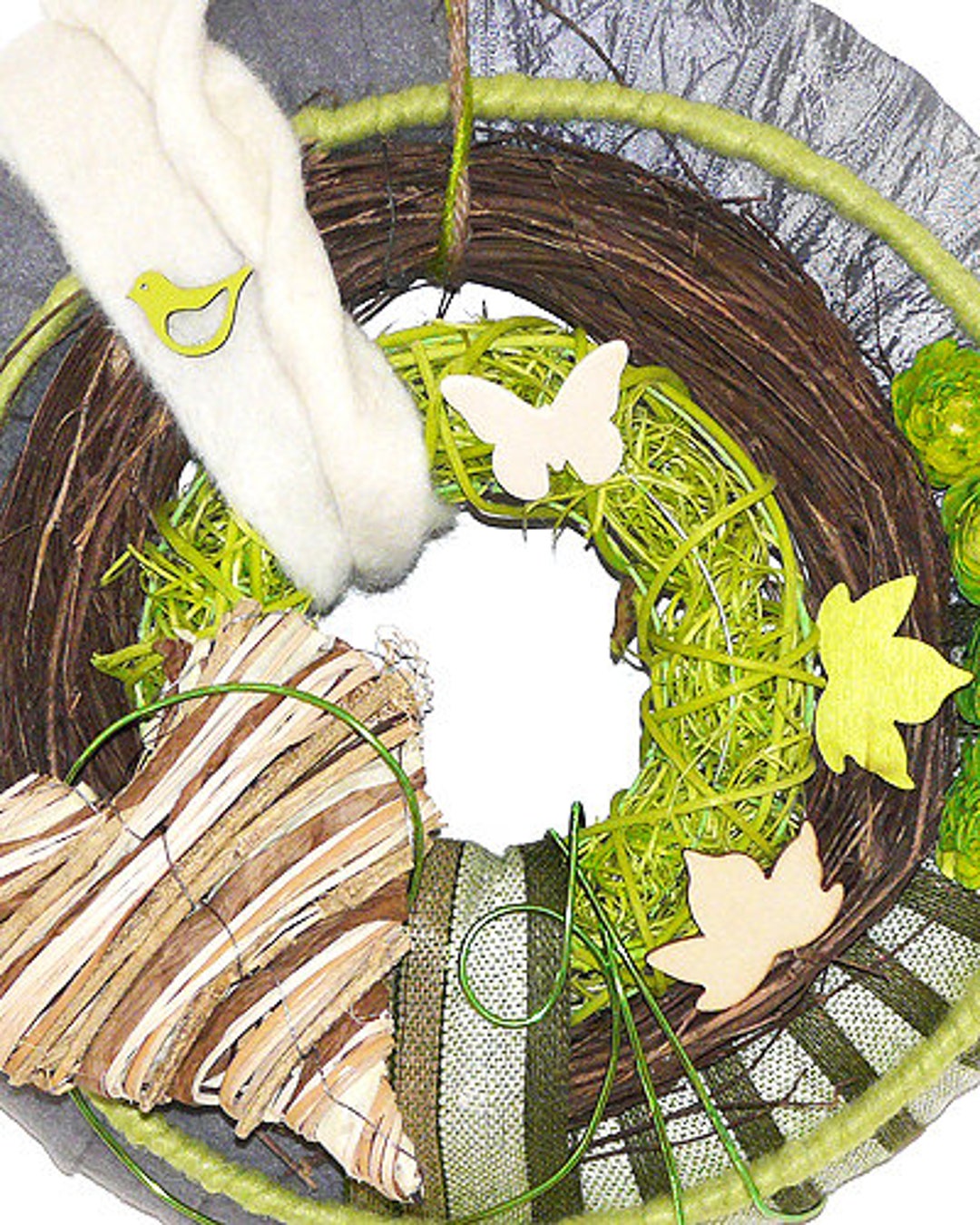 DEKO Door Wreath Wall Wreath Wall Decoration Shabby Country House - Etsy