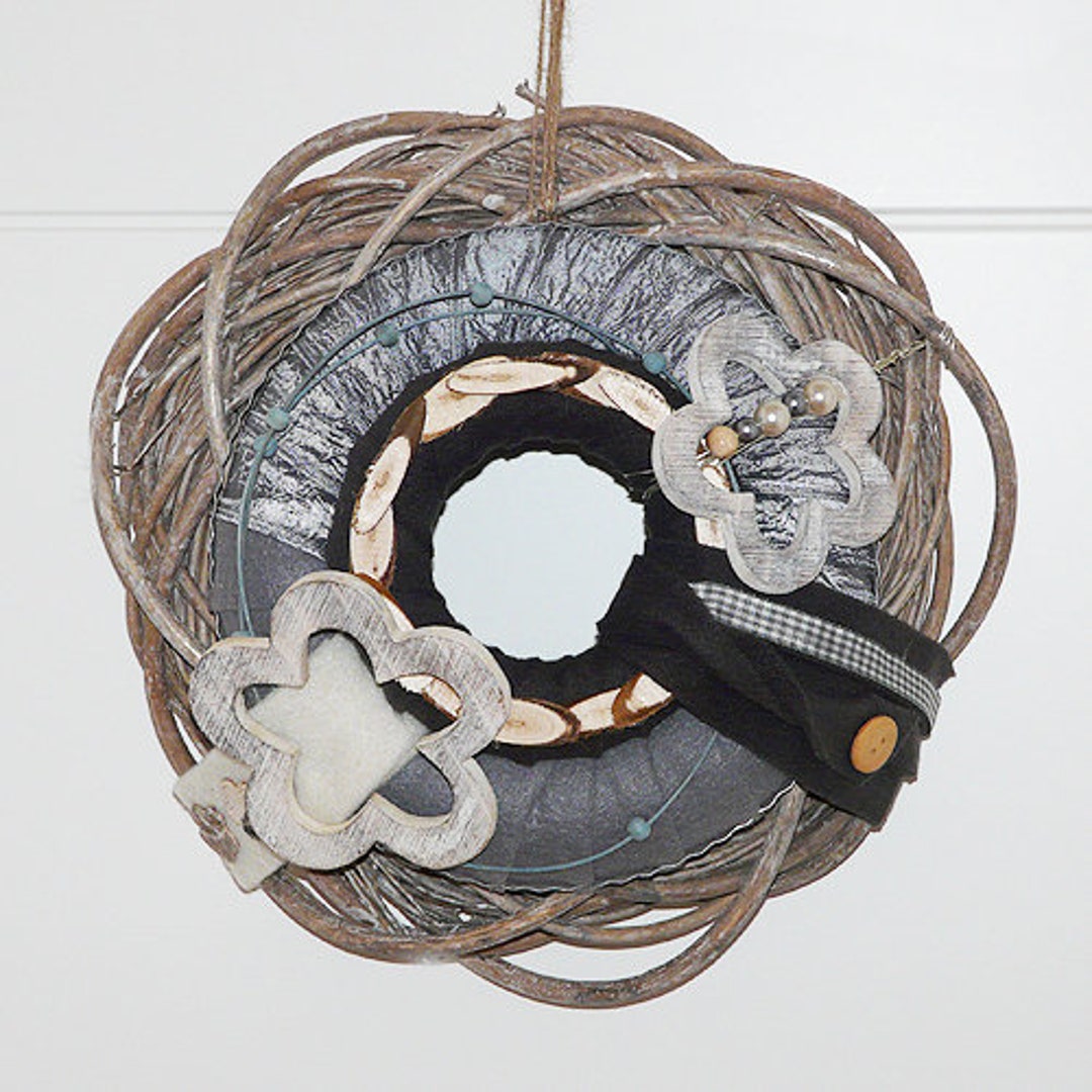 DEKO Door Wreath Wall Wreath Wall Decoration Shabby Country House - Etsy