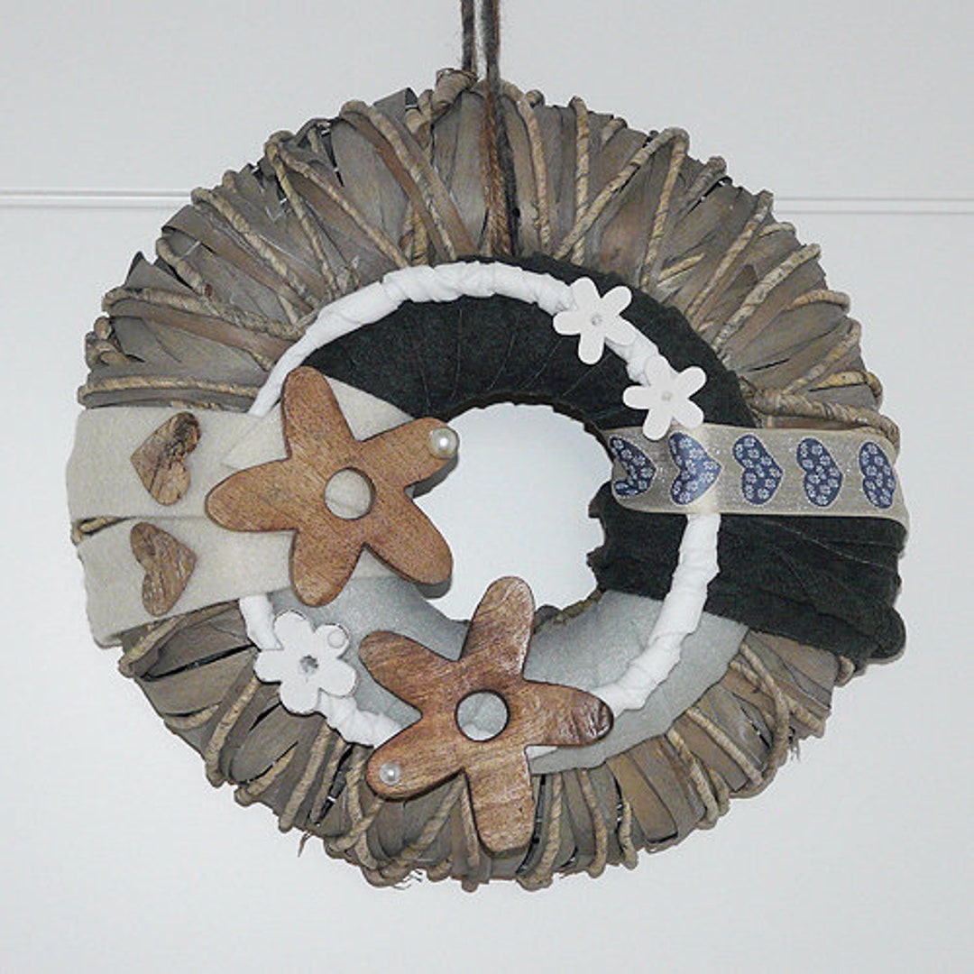 DEKO Door Wreath Wall Wreath Wreath Shabby Country House - Etsy