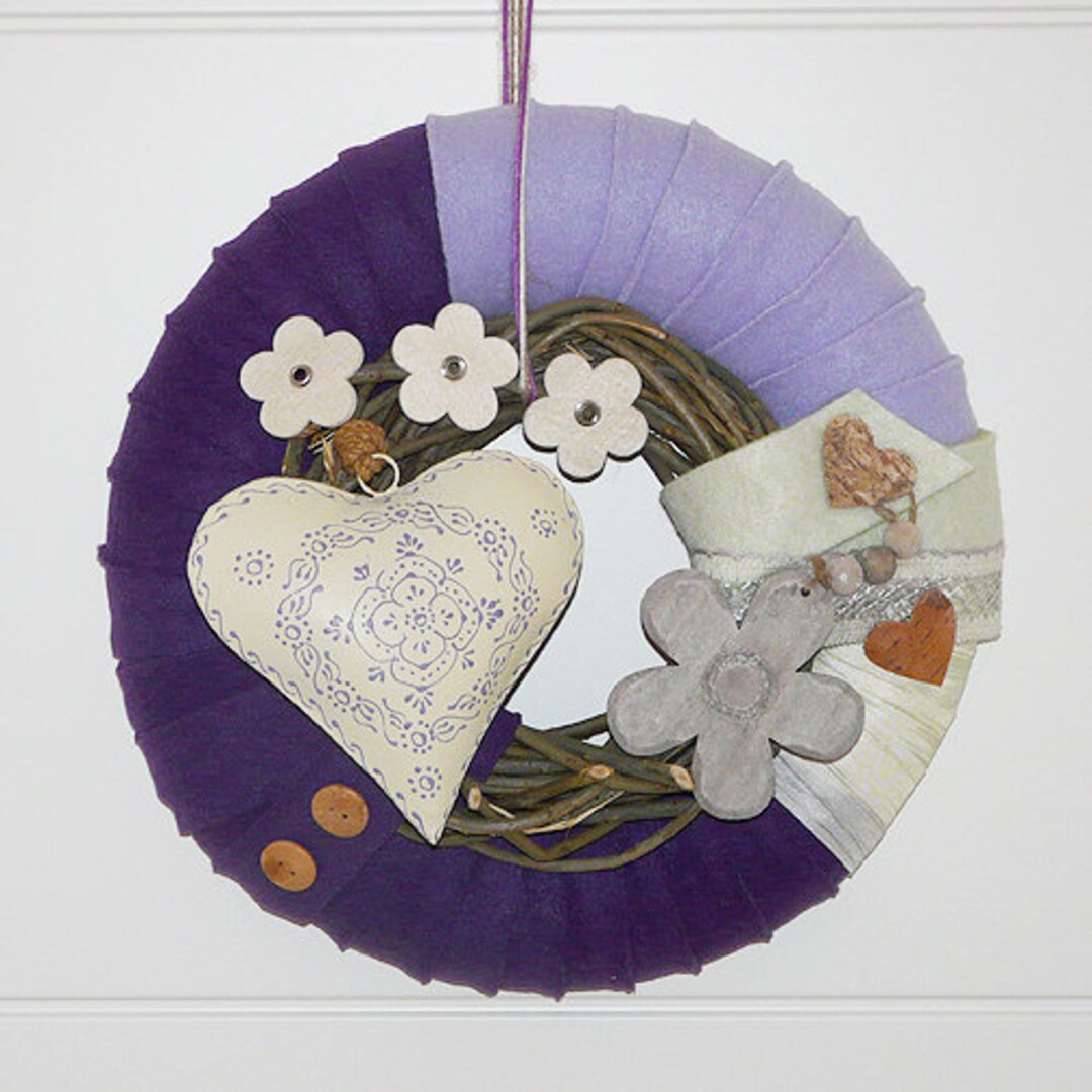 DEKO Door Wreath Wall Wreath Wreath Shabby Country House - Etsy