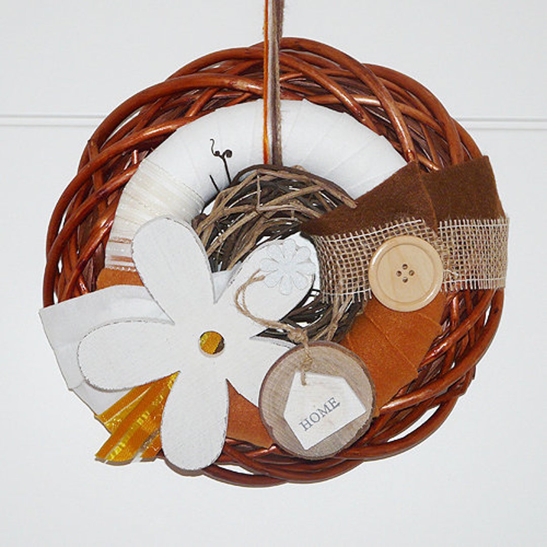 DEKO Door Wreath Wall Wreath Wall Decoration Shabby Country House - Etsy