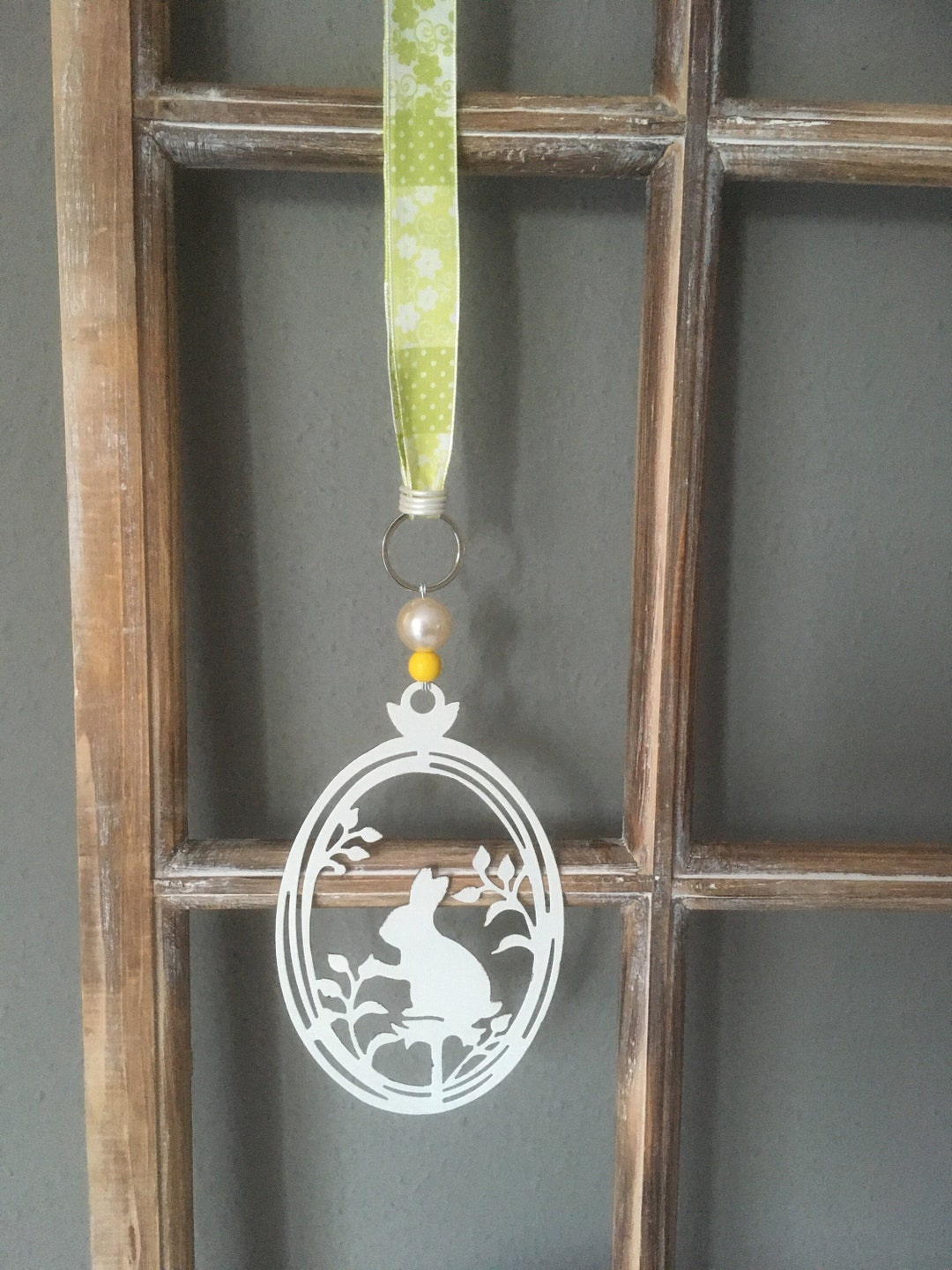 DEKO Easter Window Hanger Wall Decoration Egg Bunny Window Decoration ...