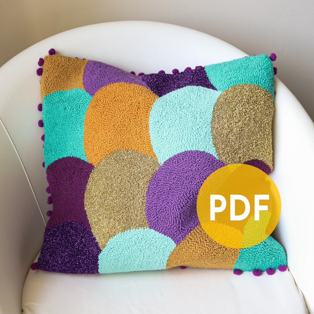 DIY Punch Needle Template Punch Needle Pattern Housewarming Punch ...