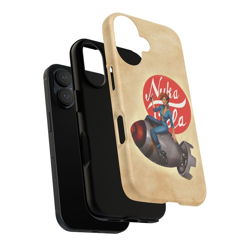 Nuka Cola Fatman Fallout Vault Tec Tough Case for iPhone XR XS 11 12 13 ...