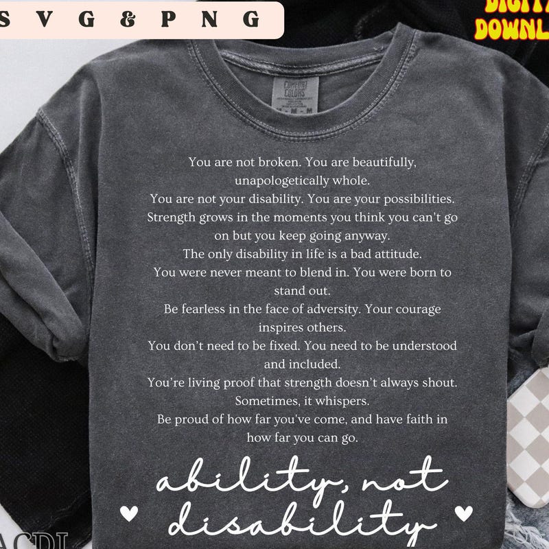 Disability Svg - Etsy