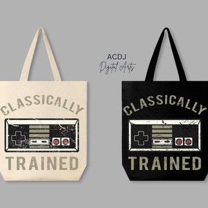 Gamer Tshirt Classically Trained Video Game Gamer Gift Vintage T-shirt ...