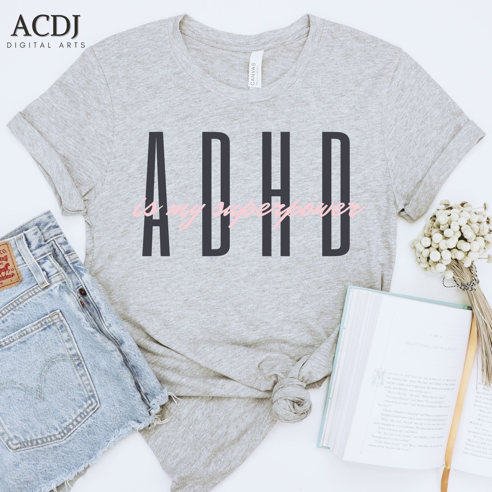 Adhd Png Autism Awareness Sublimation Design Embrace - Etsy