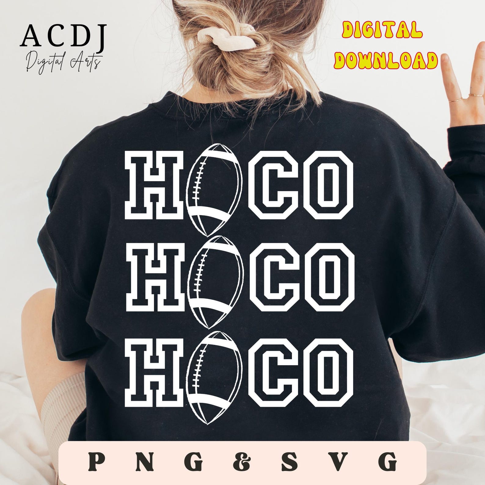 Hoco 2024 Bundle Svg Png Homecoming Game Football Squad High School ...