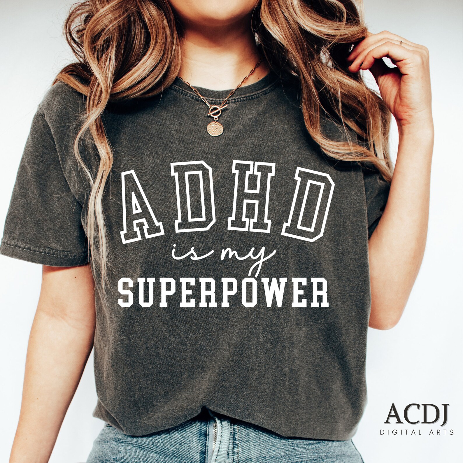 ADHD is My Superpower SVG Neurodiversity Png Sublimation Design Autism ...